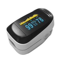 FINGERTIP PULSE OXIMETER ΠΑΛΜΙΚΟ ΟΞΥΜΕΤΡΟ ΔΑΚΤΥΛΟΥ ΜΕ ΟΘΟΝΗ LED ΛΕΥΚΟ 1τμχ