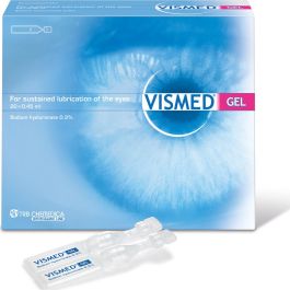 VISMED Gel Οφθαλμικες Λιπαντικες Σταγονες 0.3% Υαλουρονικο 20 φιαλιδια ...